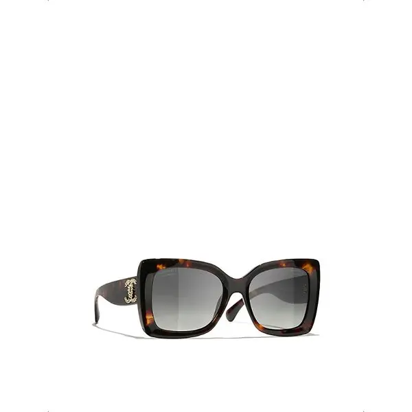 Chanel Ch5555 Square-frame Sunglasses - Brown