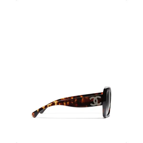 Chanel Ch5555 Square-frame Sunglasses - Brown