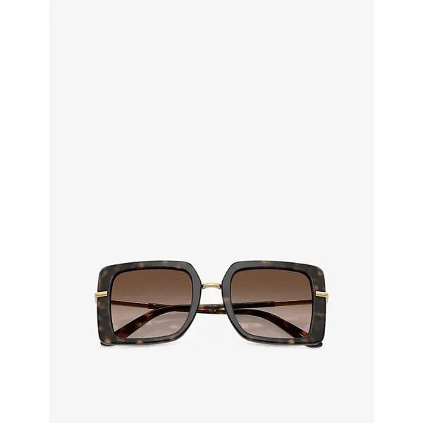 Dolce & Gabbana Dg4491 Square-frame Sunglasses - Brown