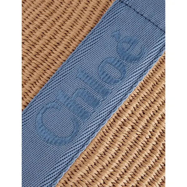 Chloé Large Raffia Tote Bag