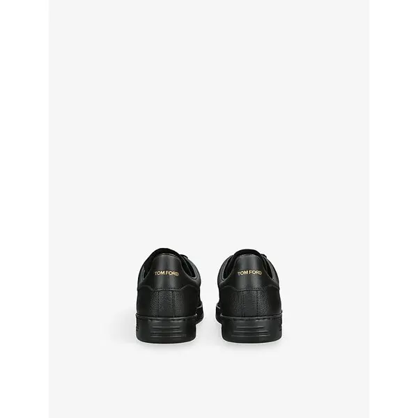 TOM FORD Warwick Leather Trainers - Black