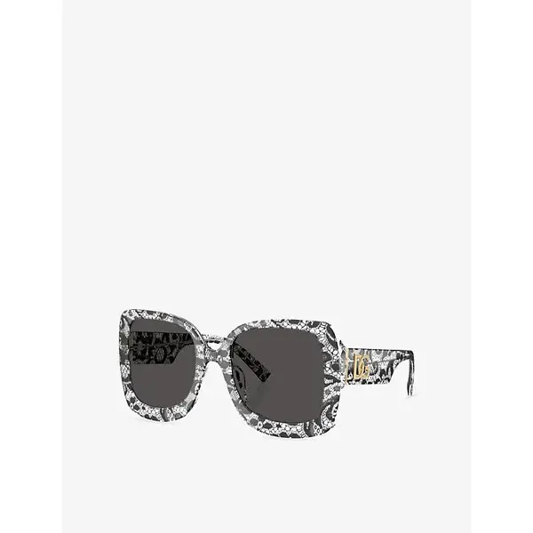 Dolce & Gabbana Dg4513 Square-frame Sunglasses - Black