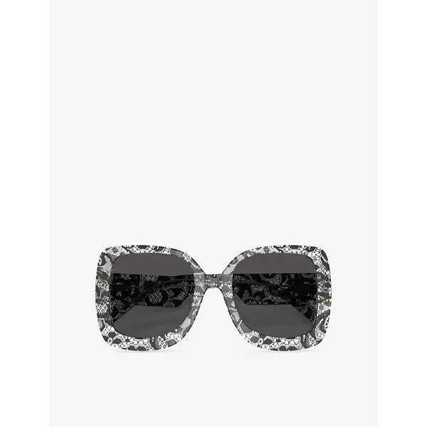 Dolce & Gabbana Dg4513 Square-frame Sunglasses - Black