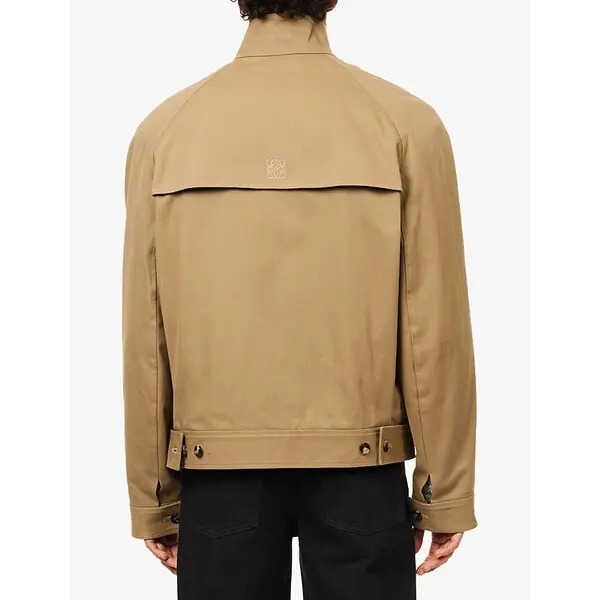 Loewe High-neck Wool Jacket With Detachable Lining