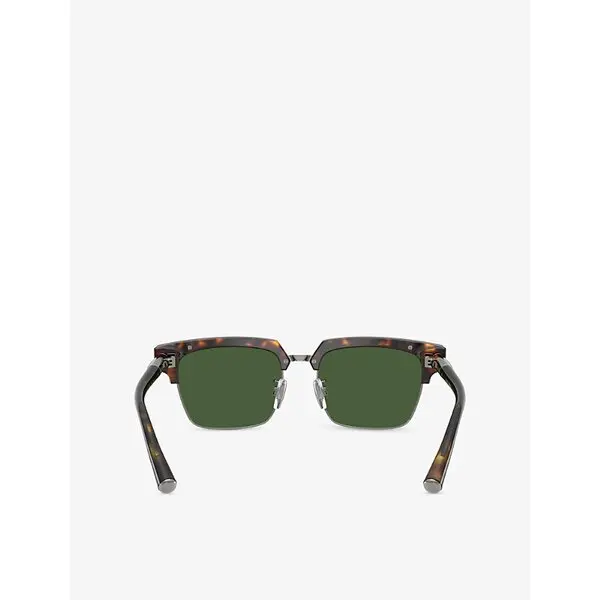 Dolce & Gabbana Dg4522 Square-frame Acetate Sunglasses - Brown