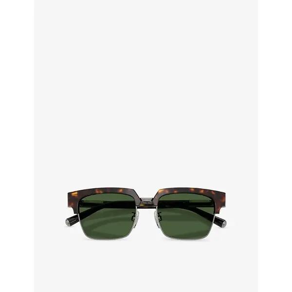 Dolce & Gabbana Dg4522 Square-frame Acetate Sunglasses - Brown