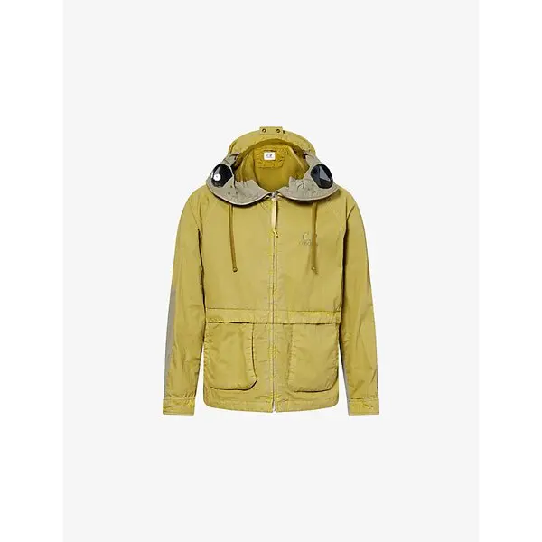 C.P. COMPANY Explorer Hooded Cotton-blend Jacket - Antique Moss