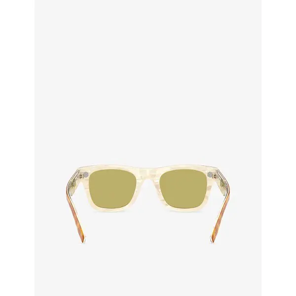 Brunello Cucinelli Acetate Pillow-frame Sunglasses - Brown