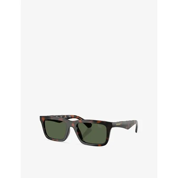 Burberry Rectangle-frame Tortoiseshell Sunglasses - Brown