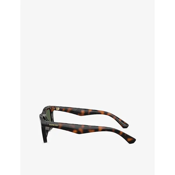Burberry Rectangle-frame Tortoiseshell Sunglasses - Brown