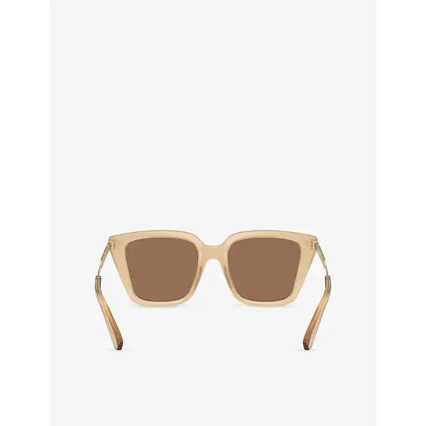 Burberry Square-frame Acetate Sunglasses - Yellow