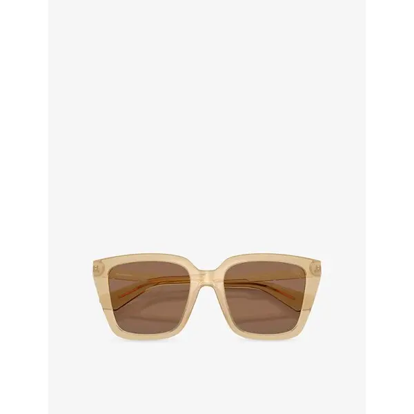 Burberry Square-frame Acetate Sunglasses - Yellow