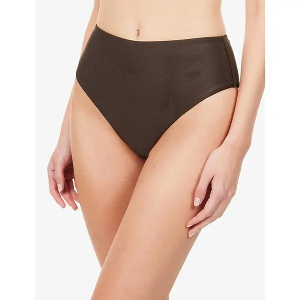 Simkhai Gracie Bikini Bottom - Chocolate