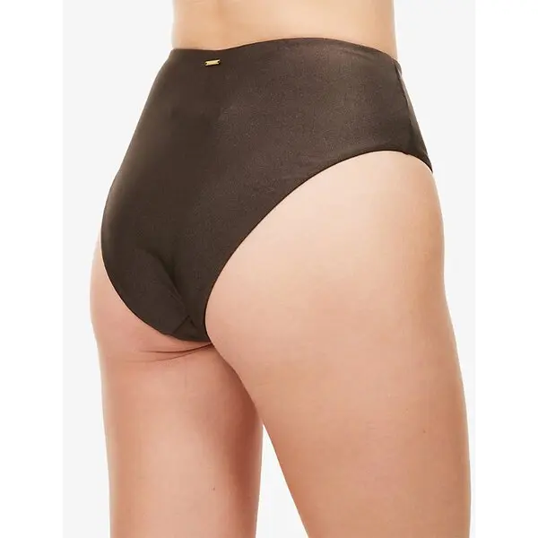 Simkhai Gracie Bikini Bottom - Chocolate