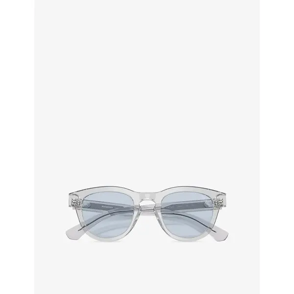 Burberry Round-frame Acetate Sunglasses - Grey