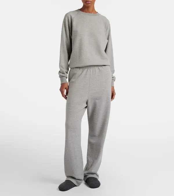 THE ROW Hudson Slippers - Grey