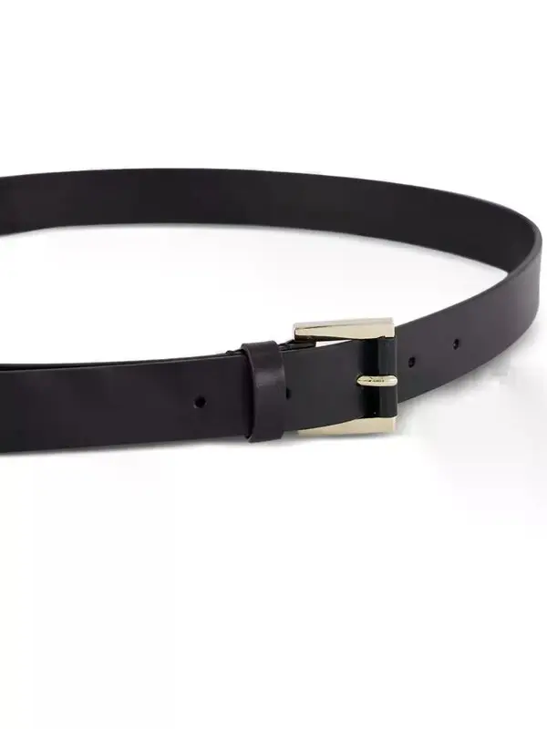 TOM FORD Leather Buckle Belt - Black