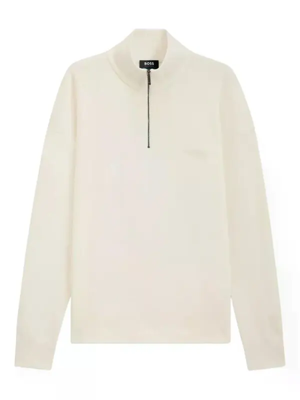 BOSS Zip-neck Sweater