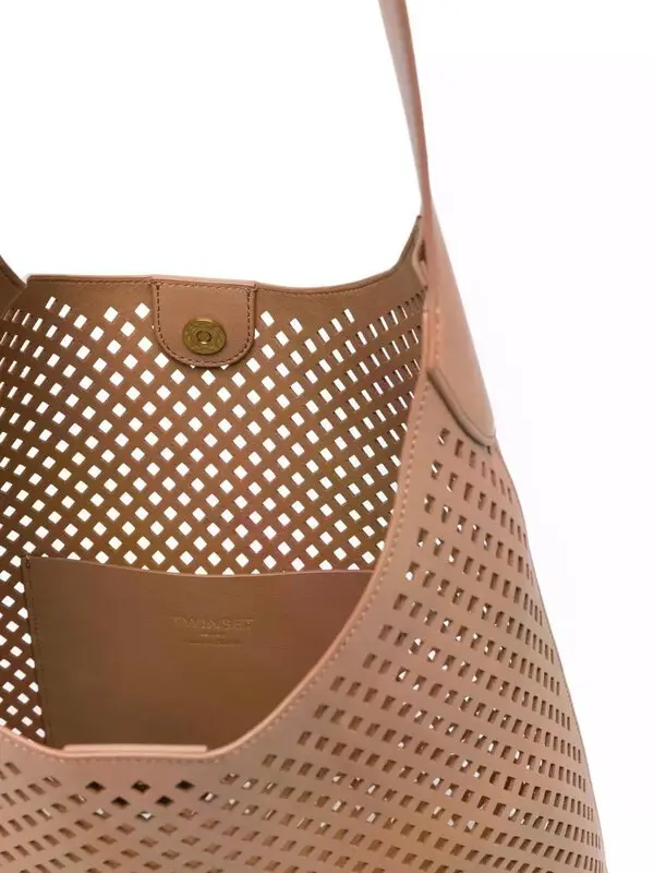 TWINSET Perforated Shoulder Bag