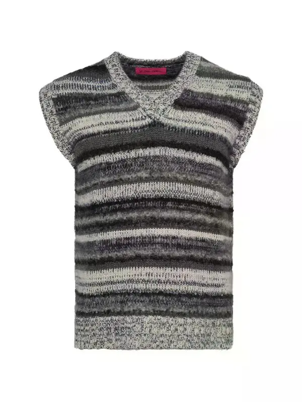 THE ELDER STATESMAN Striped Vest