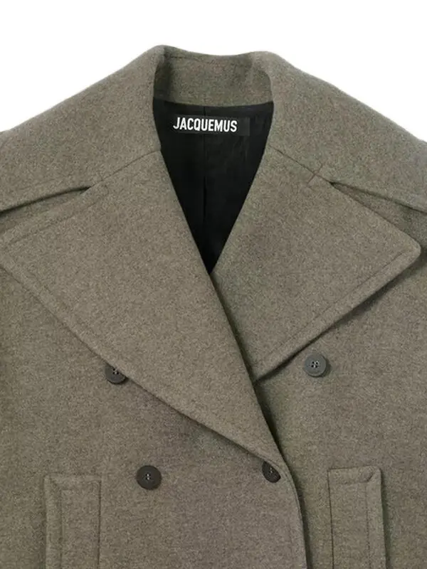 Jacquemus Double-breasted Ovalo Jacket - Green