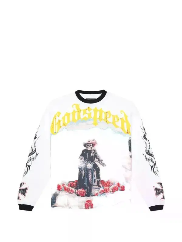 GODSPEED Long Sleeve Sweatshirt - White