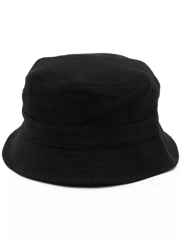 Lacoste Logo Patch Bucket Hat - Black