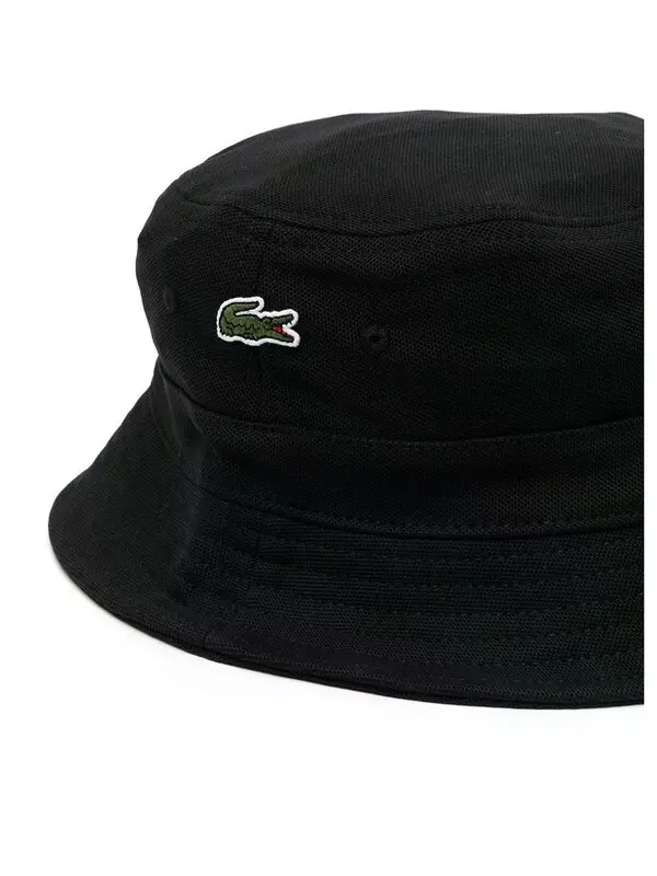 Lacoste Logo Patch Bucket Hat