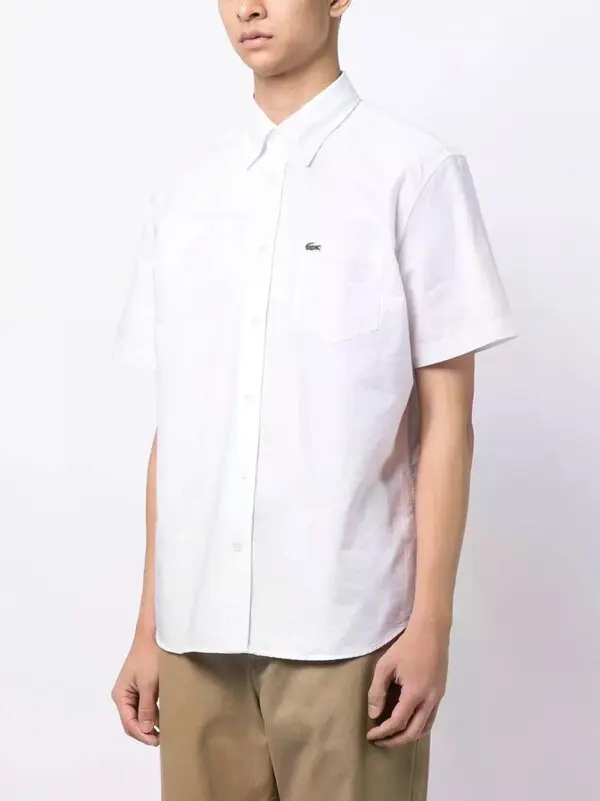 Lacoste Crocodile Logo-patch Short-sleeved Shirt