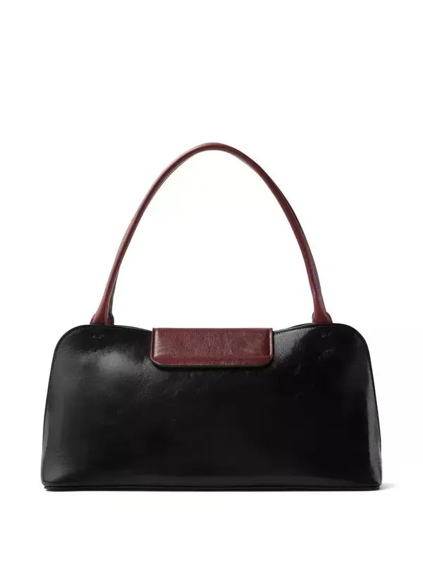 Versace Medium Vivian Leather Shoulder Bag - Neutrals