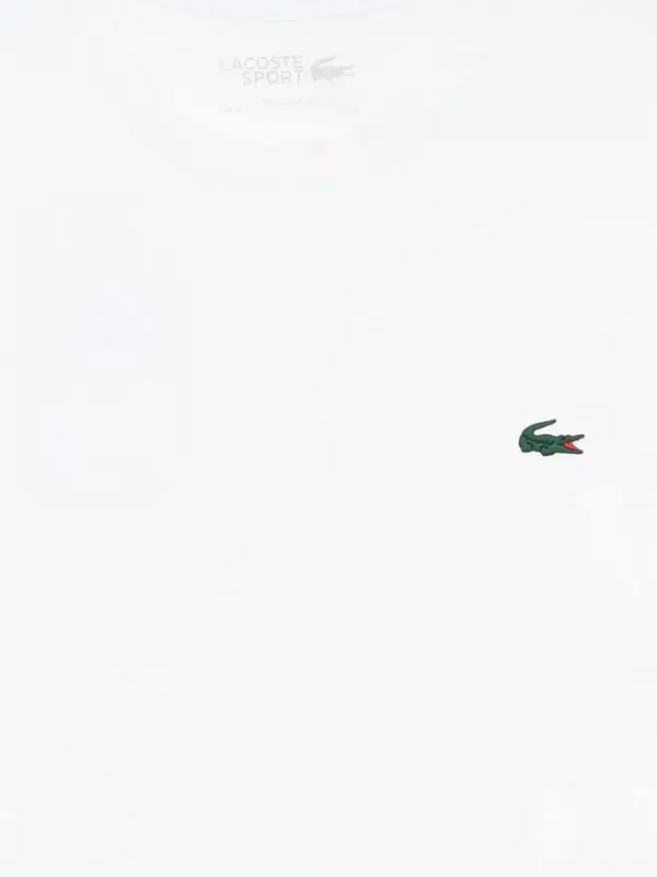 Lacoste Logo-embroidered T-shirt - White