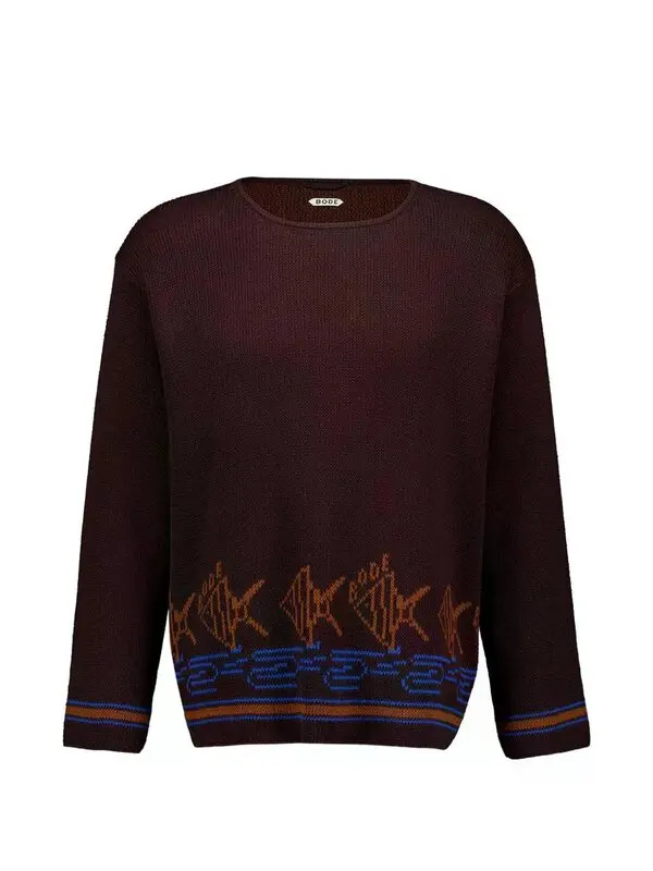 BODE School Fish Cotton Knitwear