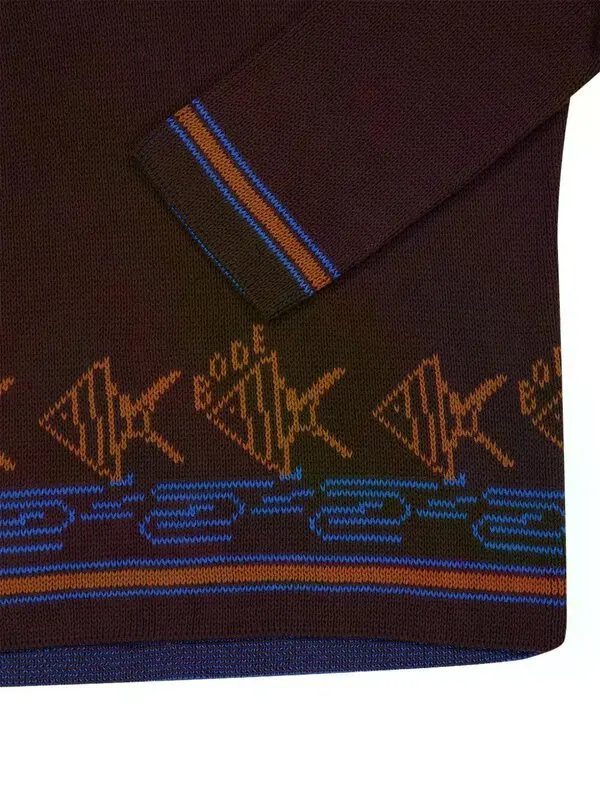 BODE School Fish Cotton Knitwear