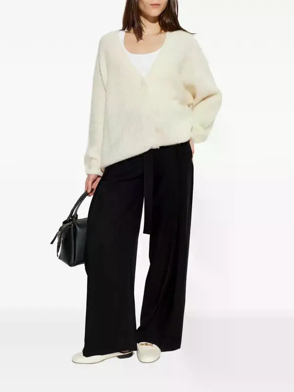 American Vintage V-neck Button Cardigan - Neutrals