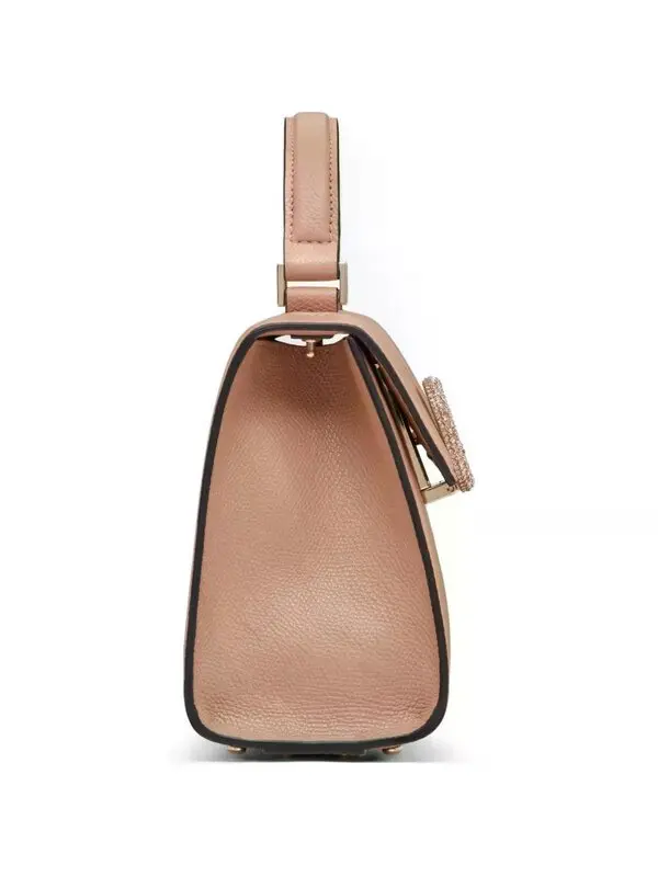 Valentino Garavani Vsling Handbag With Jewel Embroidery - Neutrals