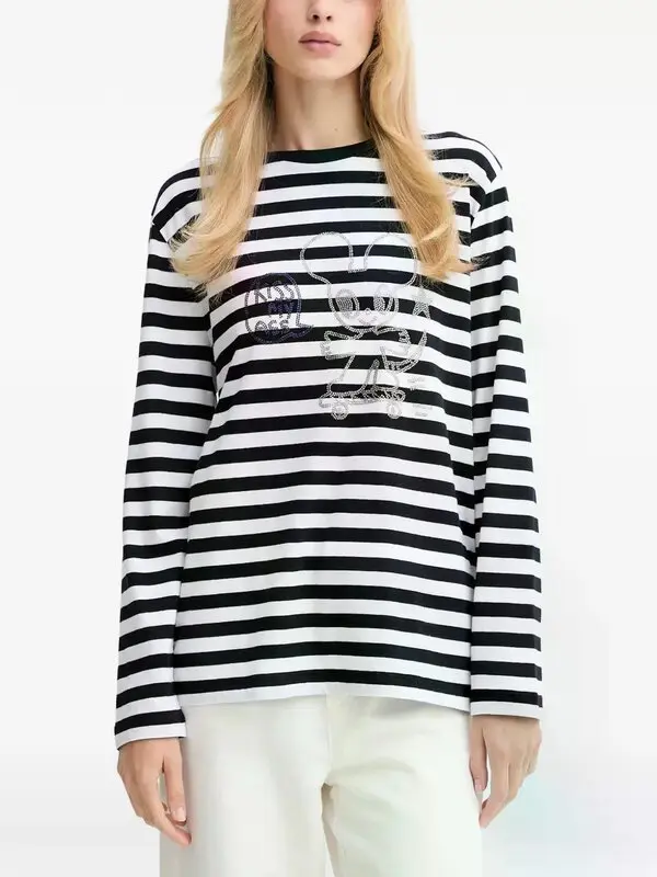 Zadig&Voltaire Striped Embellished Top