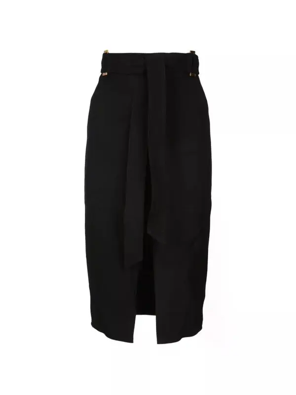 Elisabetta Franchi Midi Skirt With Belt