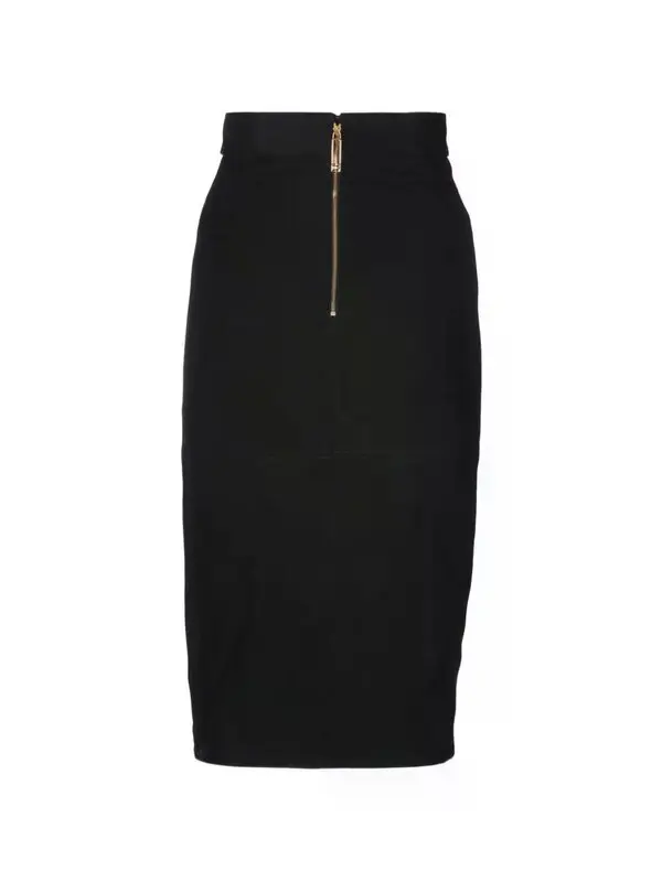 Elisabetta Franchi Midi Skirt With Belt