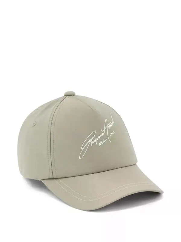 Emporio Armani Logo Baseball Cap - Neutrals