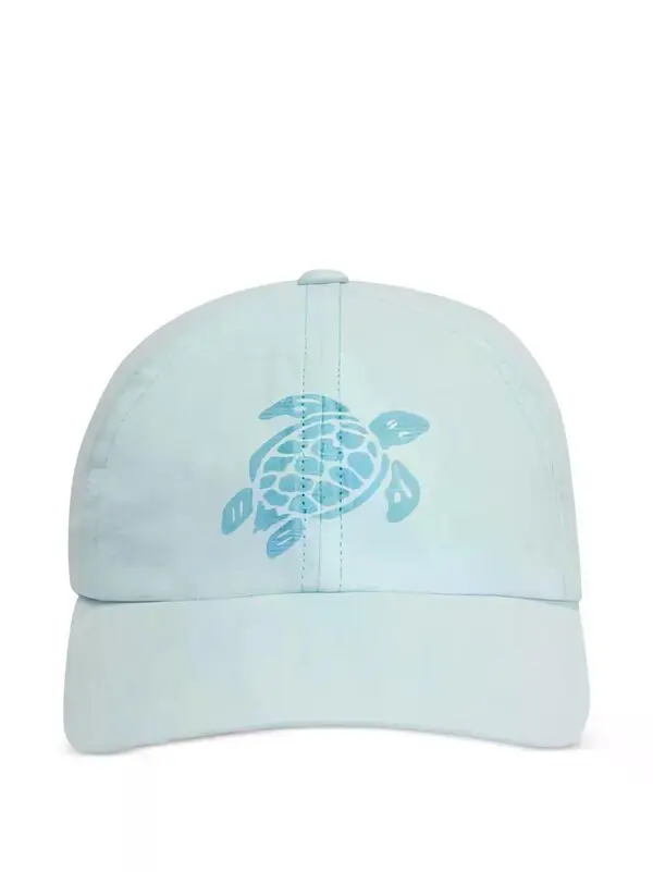 Vilebrequin Turtle Print Eyelet Cap - Blue