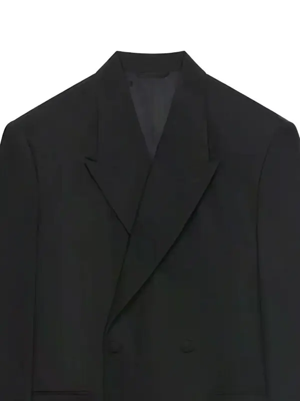 Givenchy Peak Lapel Double-breasted Blazer - Black