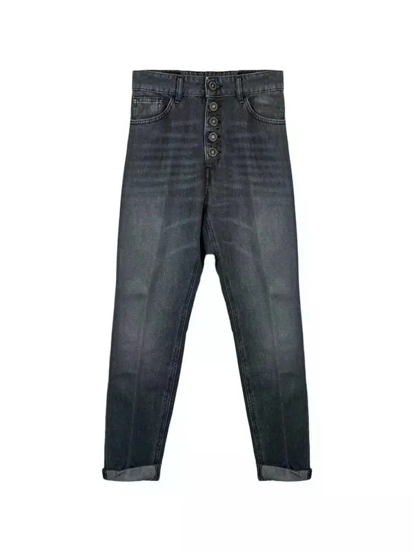 DONDUP Button-embellished Jeans - Grey