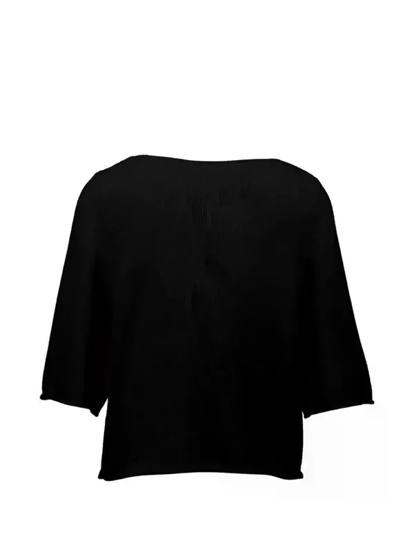 ALLUDE Boatneck Knitted Sweater