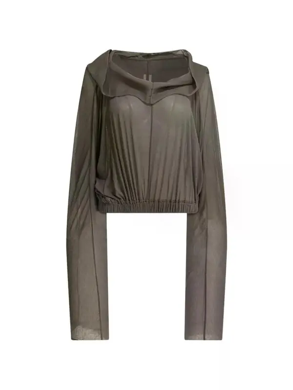 Rick Owens Cropped Hoodie