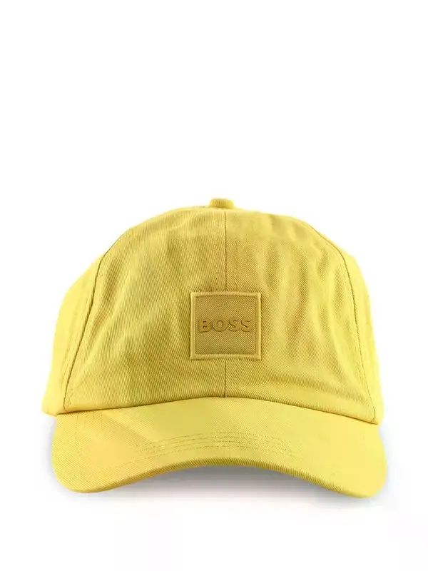 BOSS Logo Patch Cap - Yellow