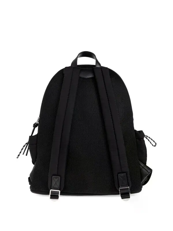 Emporio Armani Logo-plaque Backpack - Black