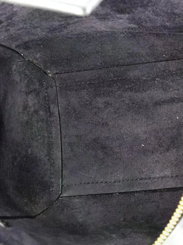 Celine Belt Bag Textured Leather Nano Shoulder Bag - Black