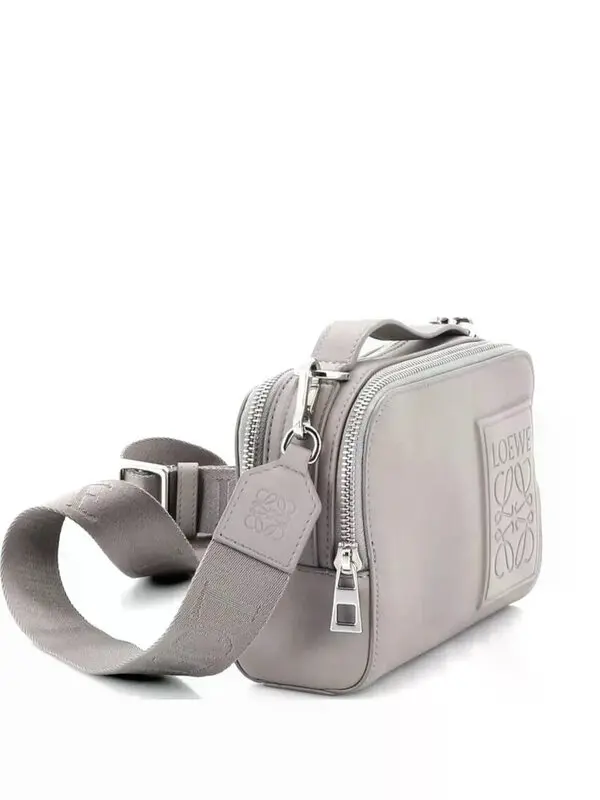 Loewe Camera Leather Mini Crossbody Bag - Grey