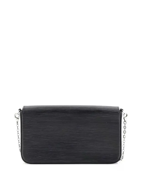LOUIS VUITTON Felicie Pochette Epi Leather Crossbody Bag - Black