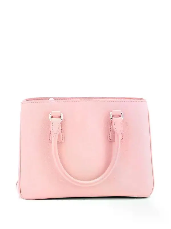 Prada Re-edition Galleria Saffiano Leather Micro Tote Bag - Pink